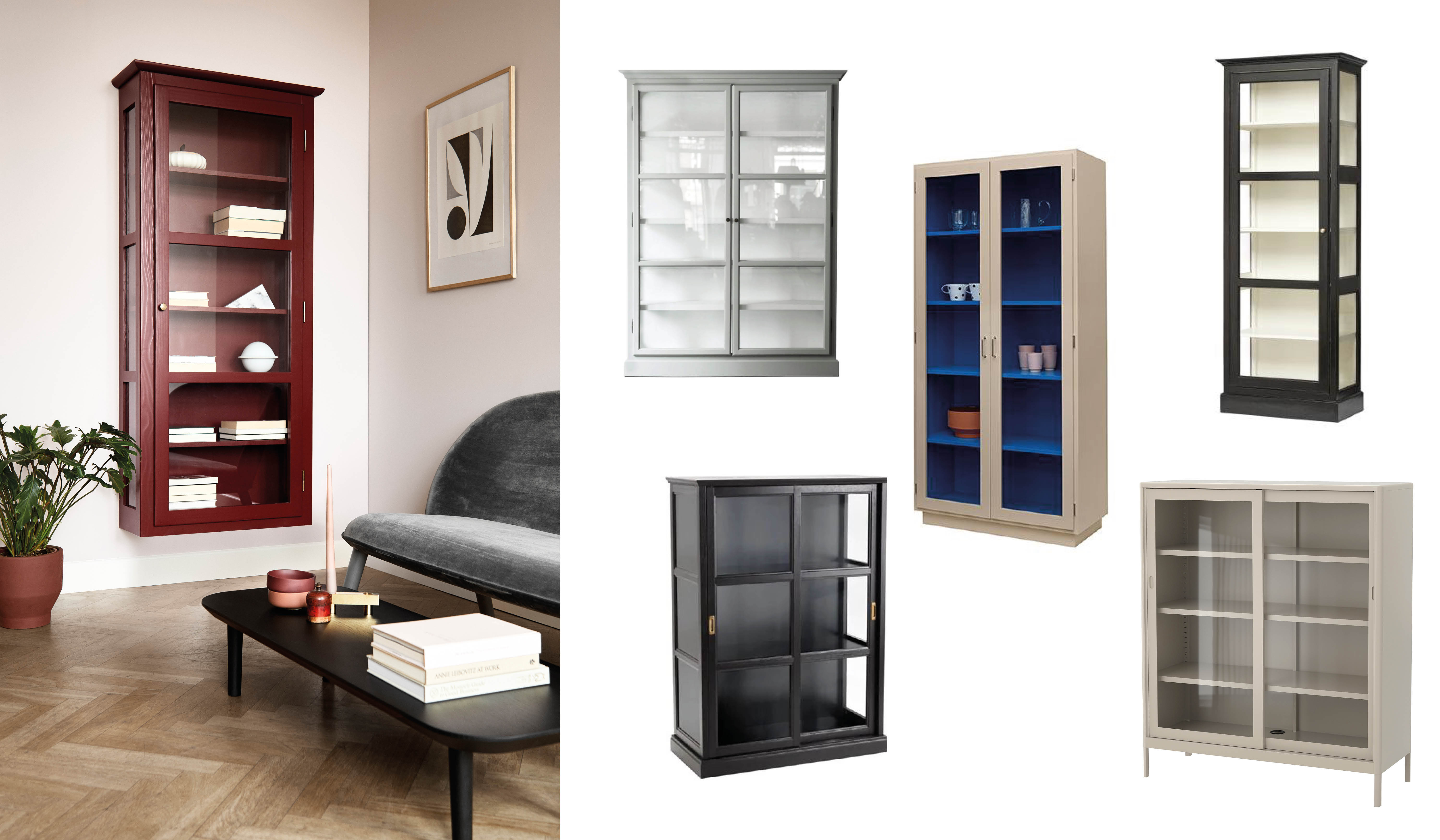 10 smukke vitrineskabe | ELLE